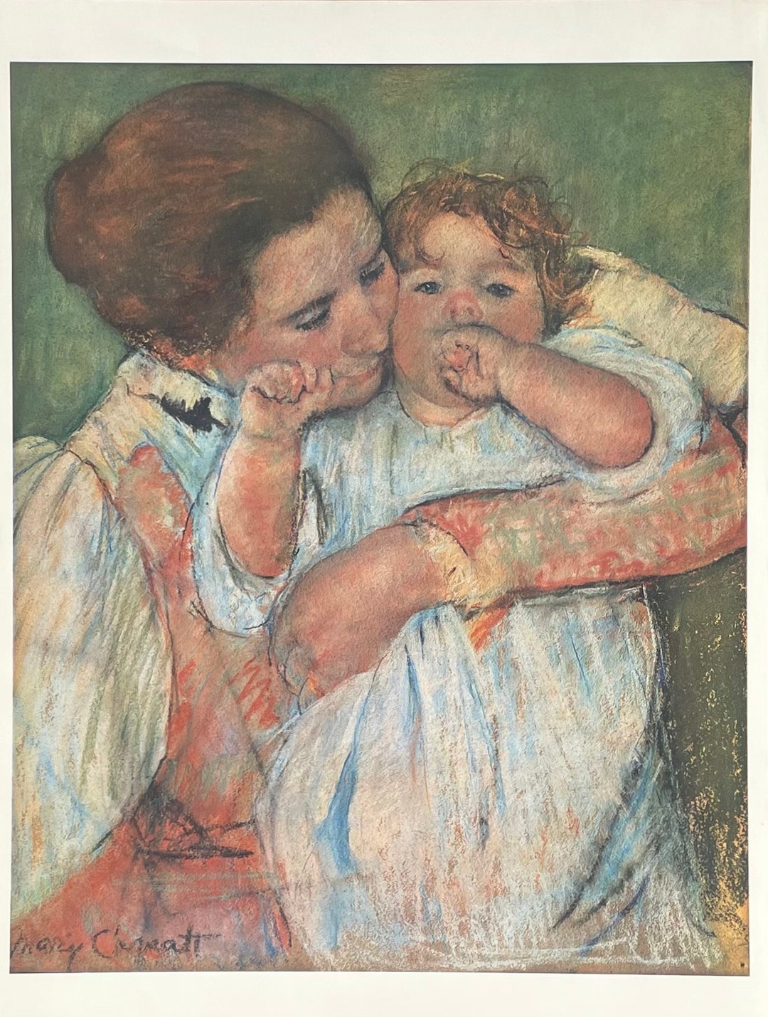 Mary Cassatt Exhibition Poster - Mother and Child - Baby - Newborn ...