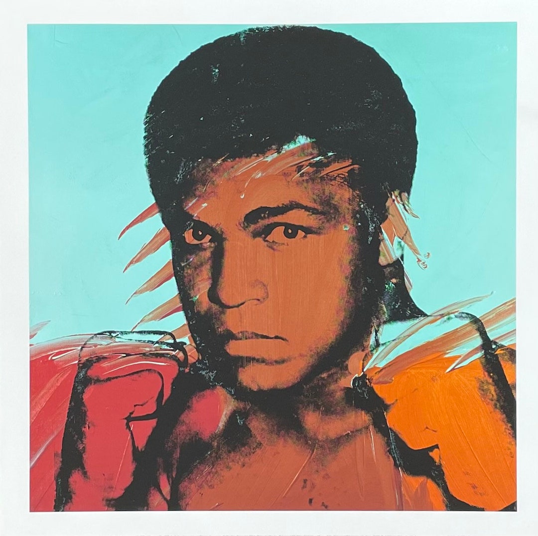 Andy Warhol Exhibition Poster Muhammad Ali Museum Artist Art Print the ...