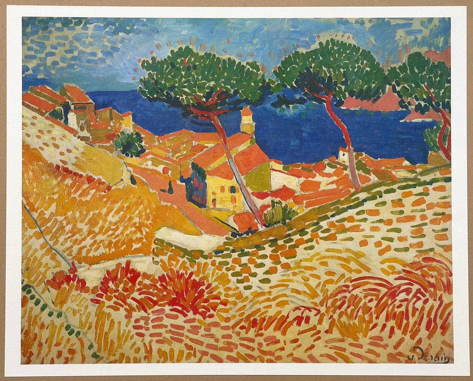Andre Derain Exhibition Poster Collioure Landscape Museum Artist Art ...