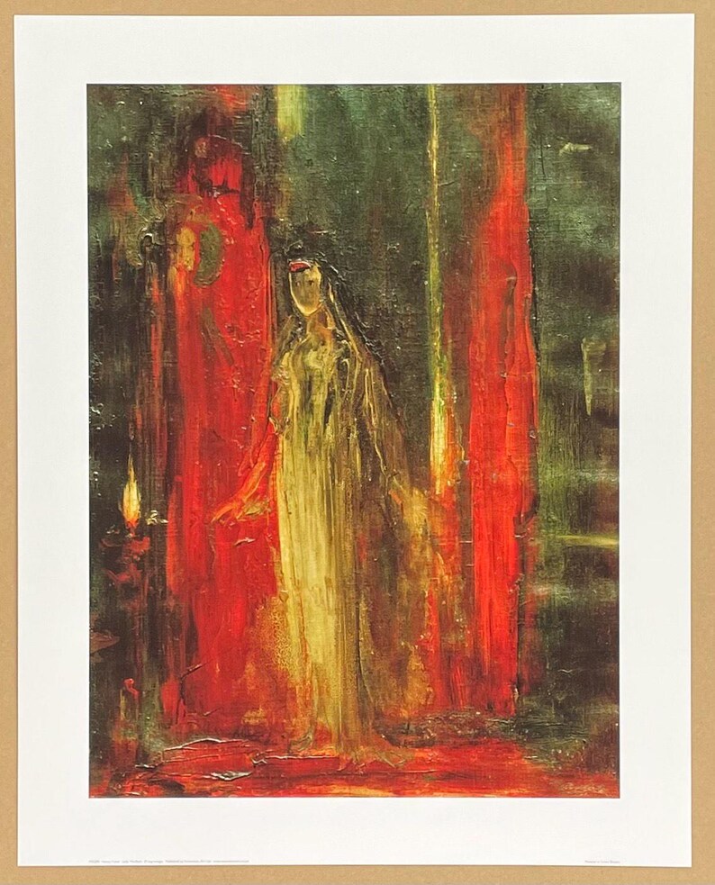Henry Fuseli Exhibition Poster - Lady Macbeth - Portrait of a Woman ...