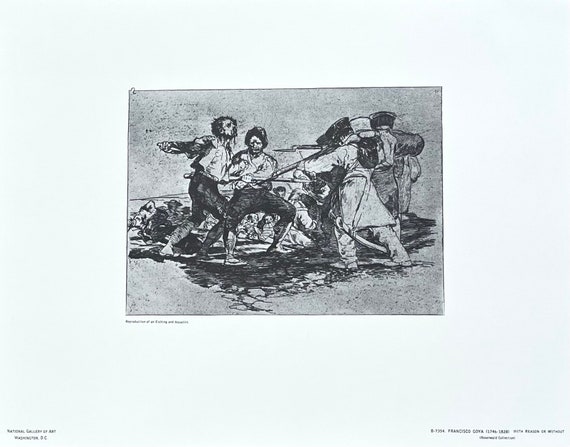 Francisco Goya Exhibition Poster With Reason or Without | Etsy