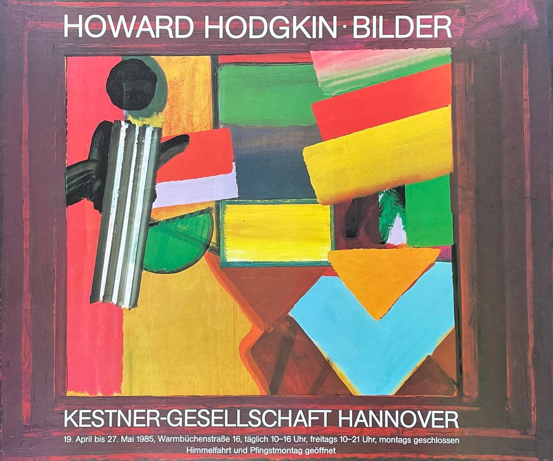 Howard Hodgkin Exhibition Poster Untitled Abstract Expressionist Museum ...