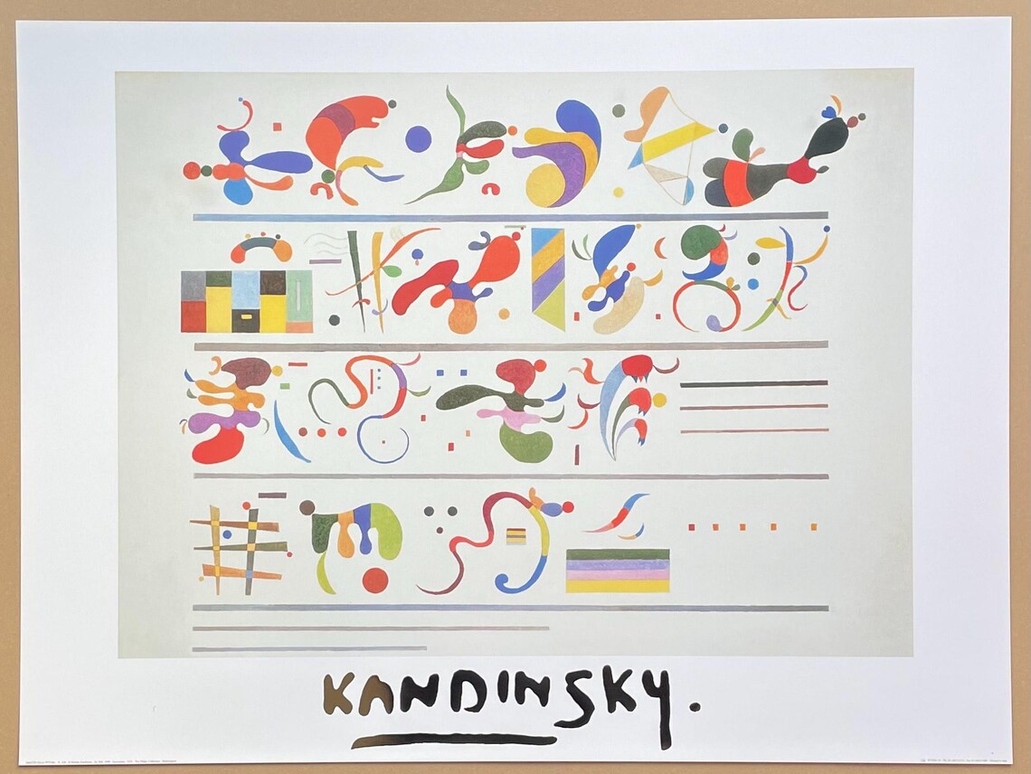 Kandinsky Exhibition Poster - Succession - Museum Artist - Art Print ...