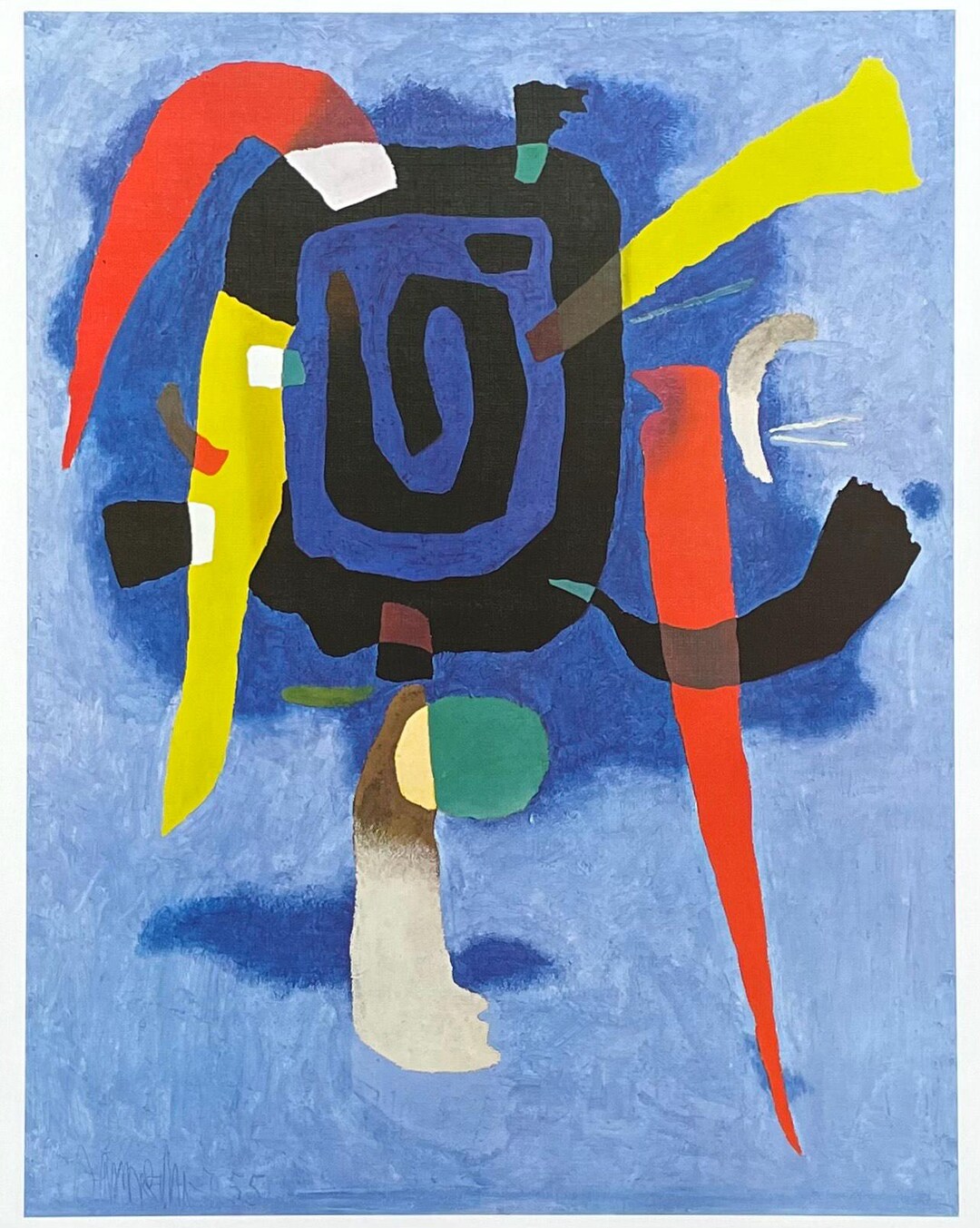 Willi Baumeister Exhibition Poster - Bluxao 5 - German Painter - Museum ...