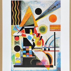 Wassily Kandinsky Exhibition Poster - Balancement, 1924 - Swinging ...