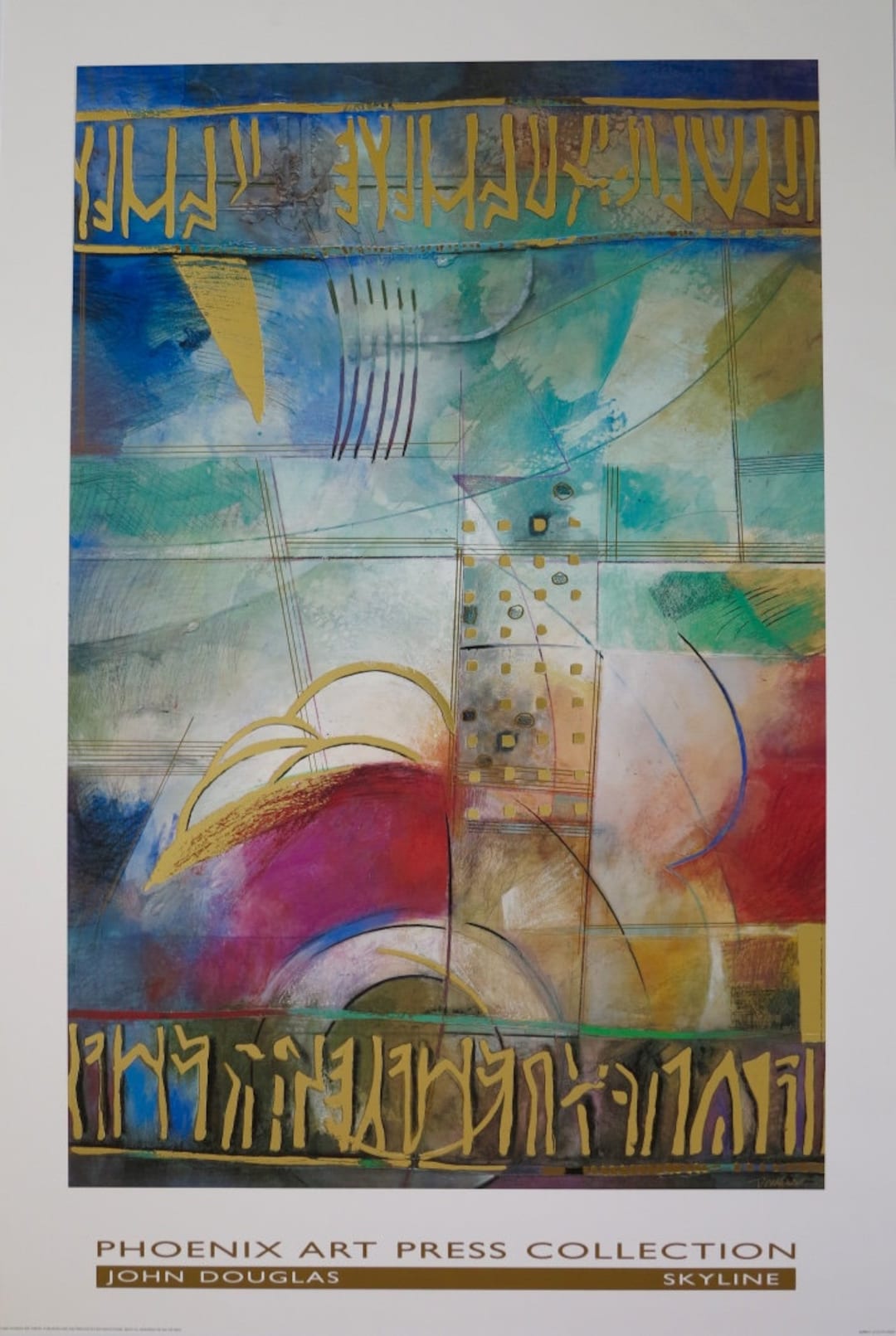 John Douglas Exhibition Poster - Skyline - Phoenix Art Press Collection ...