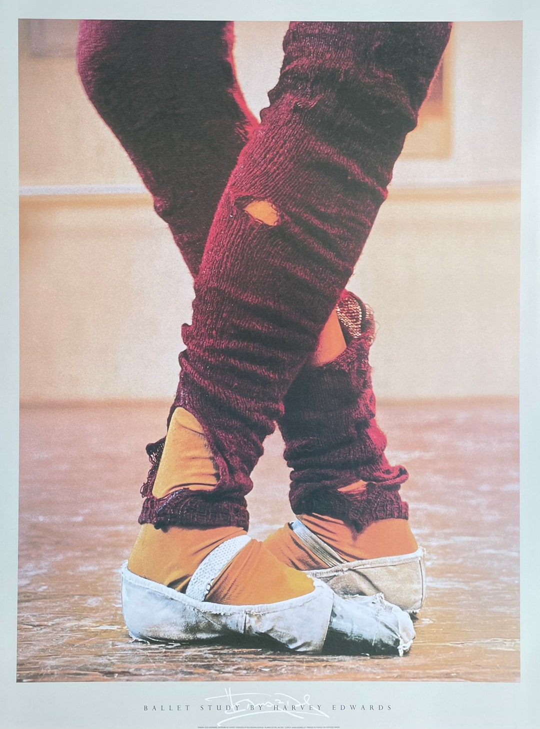 Ballet Study Exhibition Poster Legs Warmers Dance Fitness Paris ...