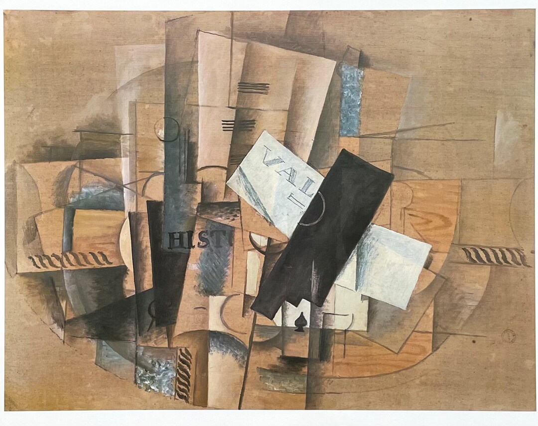 Georges Braque Exhibition Poster the Musician's Table Museum Artist Art ...