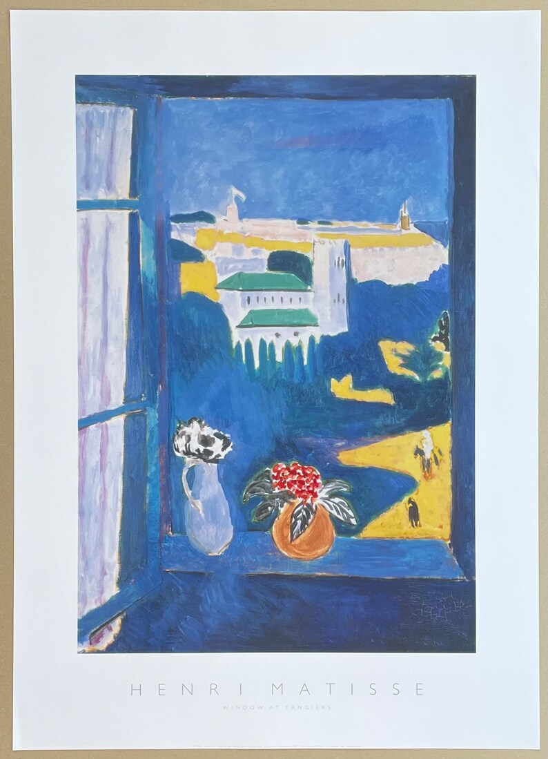 Henri Matisse Exhibition Poster - Window at Tangiers - Still Life ...