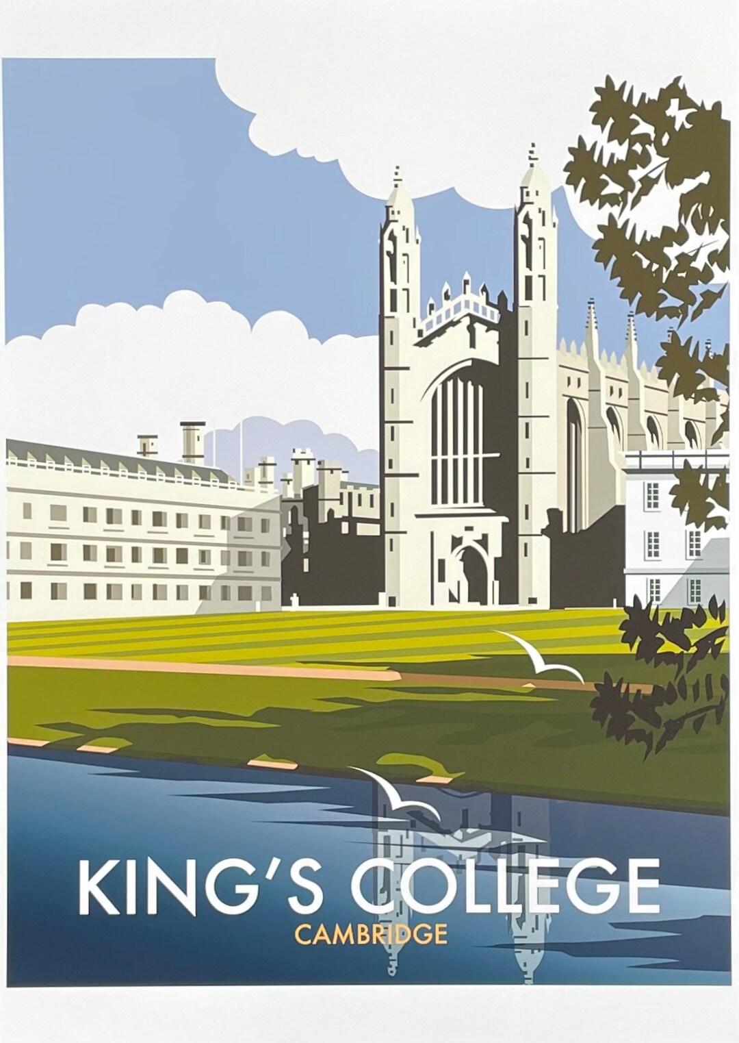 King's College Exhibition Poster - Cambridge University - Study ...