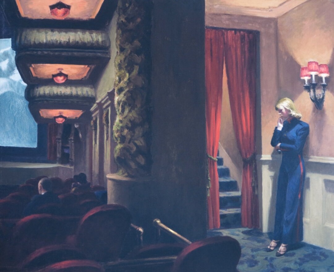 Edward Hopper Exhibition Poster New York Movie Woman in - Etsy