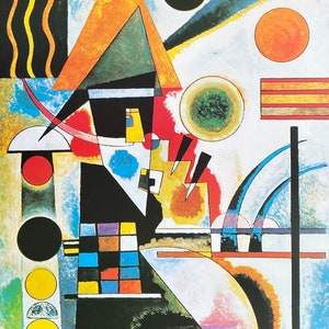Wassily Kandinsky Exhibition Poster Balancement, 1924 Swinging Museum ...