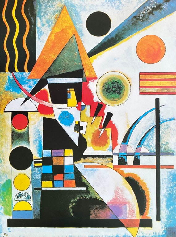 Wassily Kandinsky Exhibition Poster Balancement 1924 - Etsy