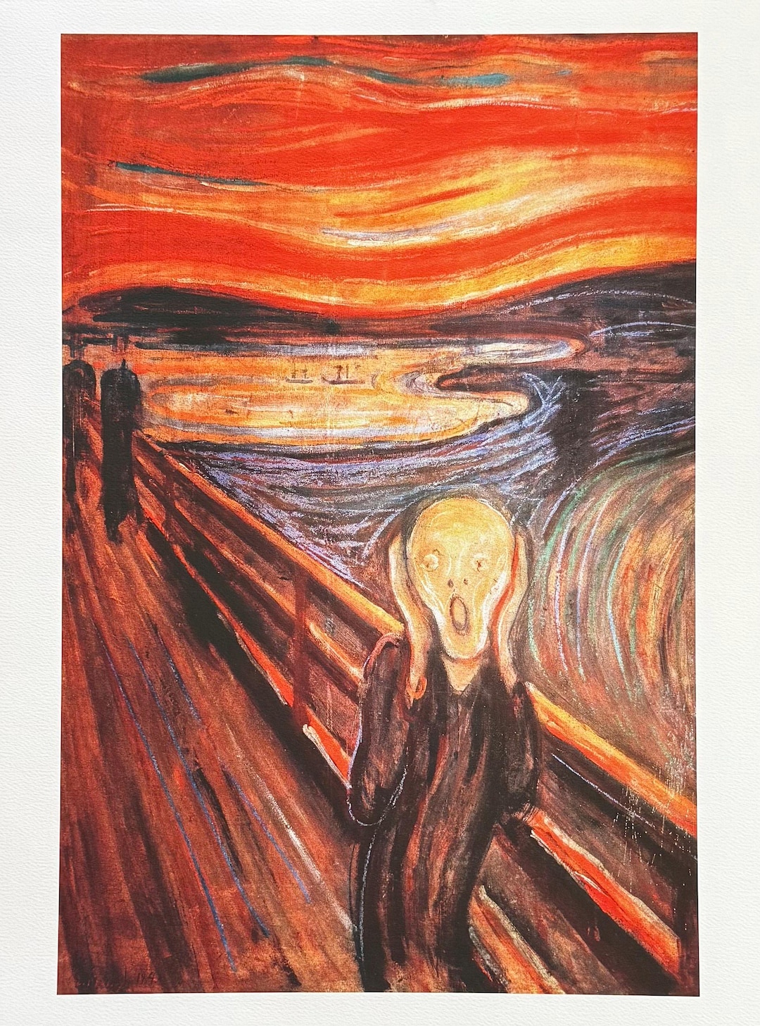 Edvard Munch Exhibition Poster - the Scream - Art Print - Etsy