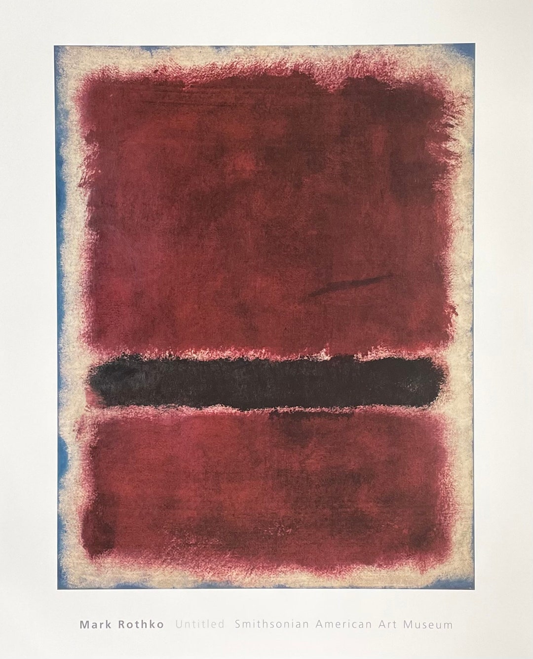 Mark Rothko Exhibition Poster Untitled Smithsonian American Art Museum ...