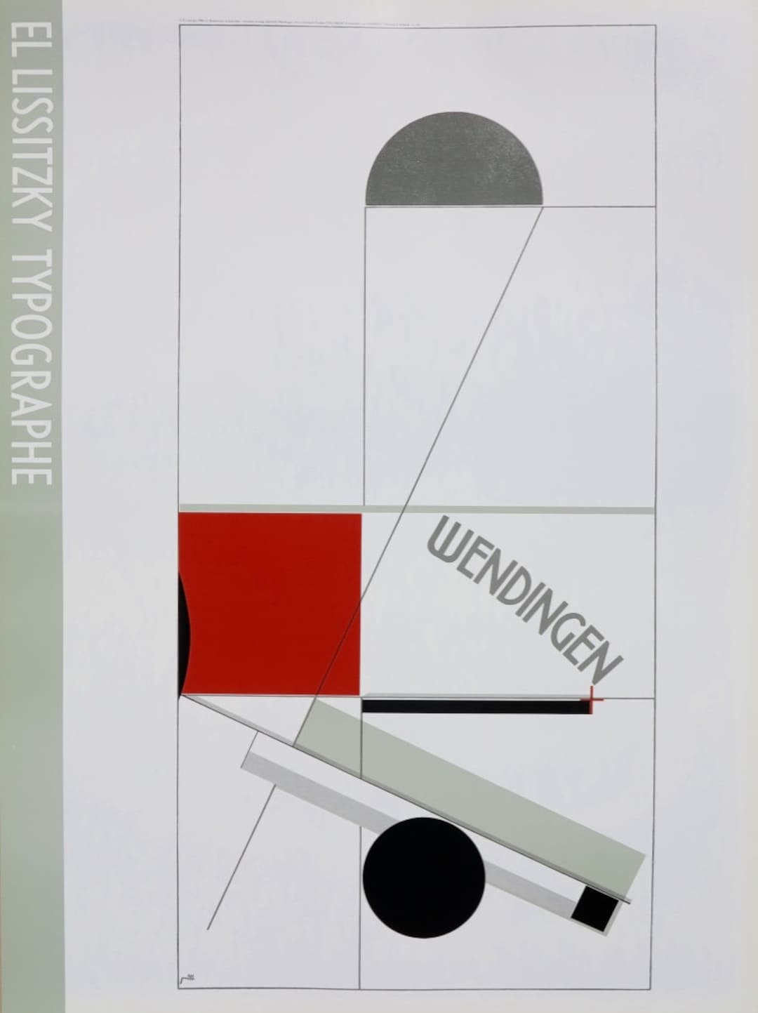 El Lissitzky Exhibition Poster Design for the Cover of the Magazine ...