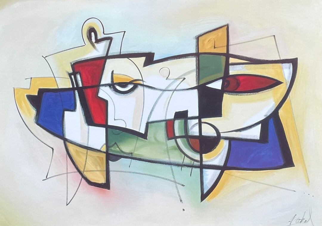 A Gockel Exhibition Poster - Untitled - Eyes - Fantasy Figure - Museum ...