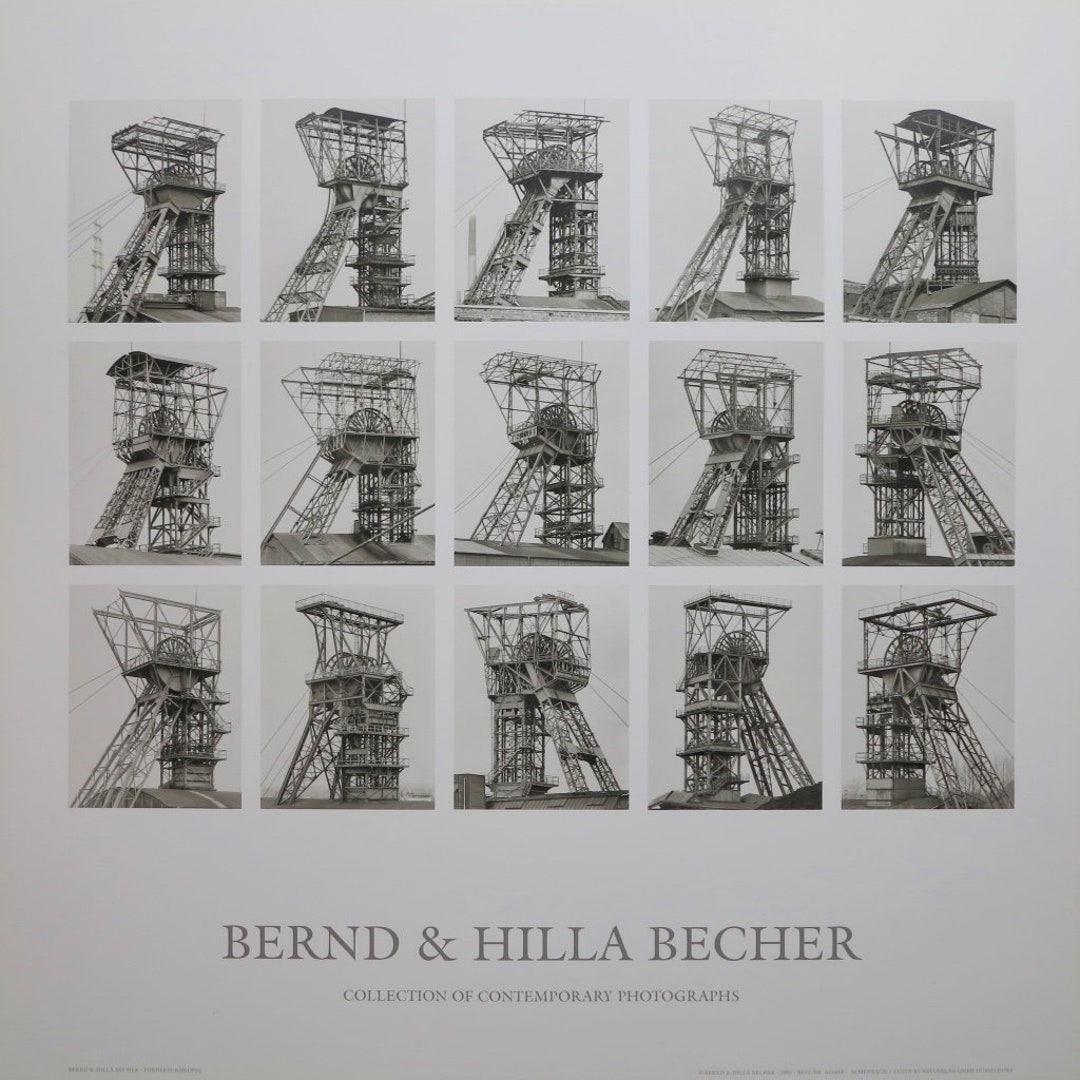 Bernd and Hilla Becher Exhibition Poster - Collection of Contemporary ...