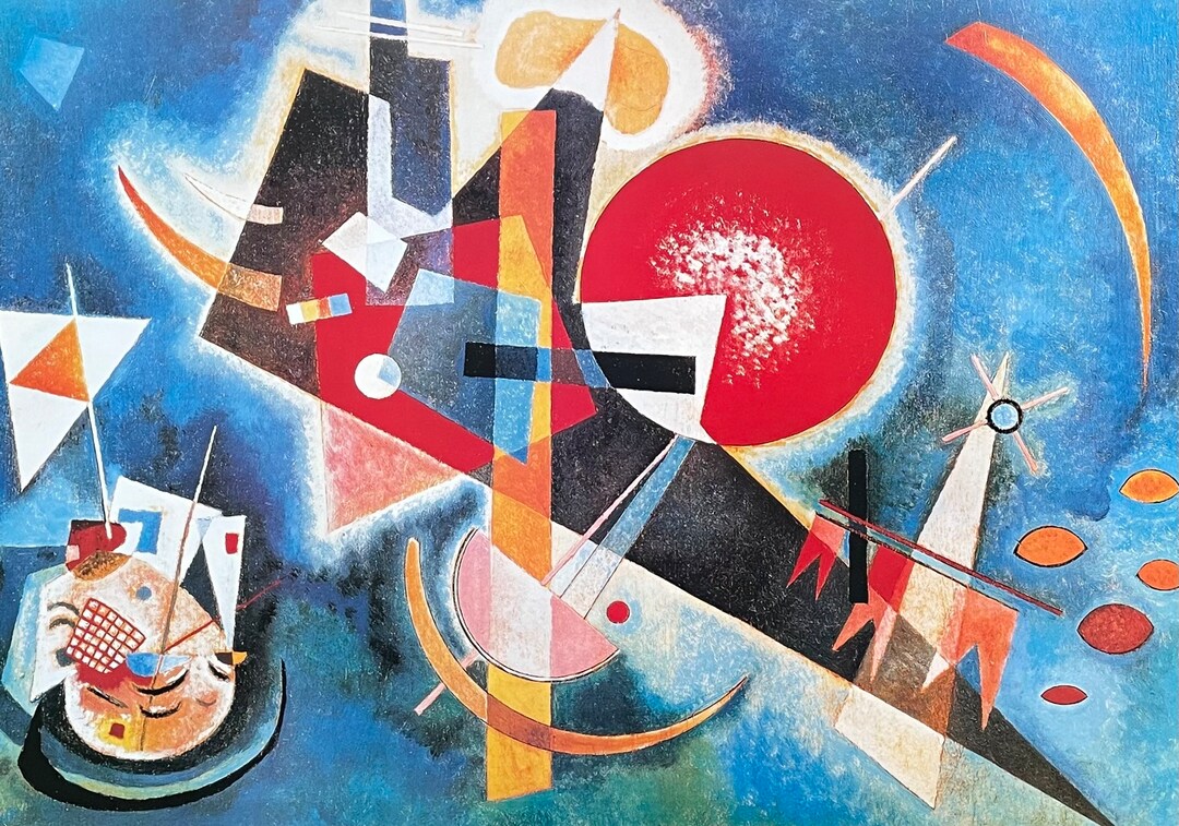 Wassily Kandinsky Exhibition Poster - Im Blau, 1925 - Blue - Museum ...