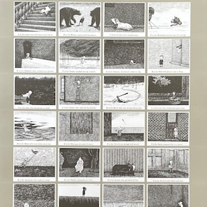 Edward Gorey Exhibition Poster the Gashlycrumb Tinies American ...