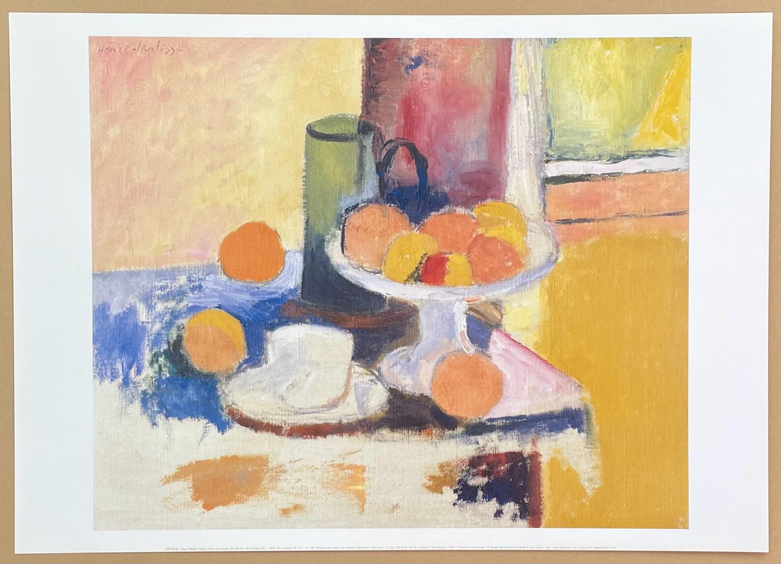 Henri Matisse Exhibition Poster - Still Life With Oranges - French Art ...