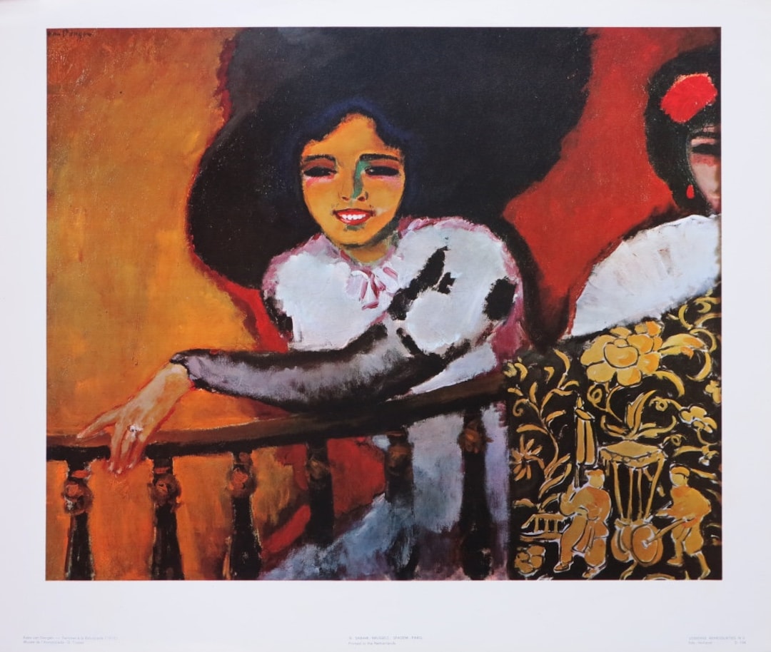Kees Van Dongen Museum Print - Femmes a La Balustrade - Museum Artist ...