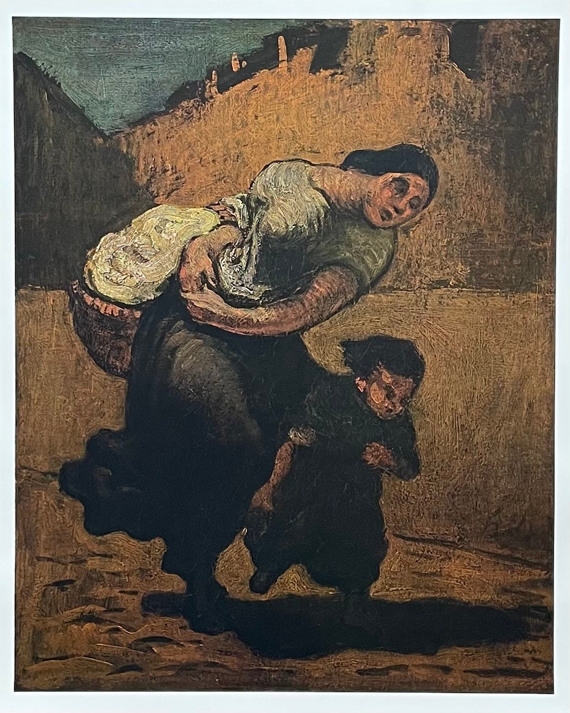 Honoré Daumier Exhibition Poster the Burden the Laundress Quest for Freedom Museum Artist Art ...