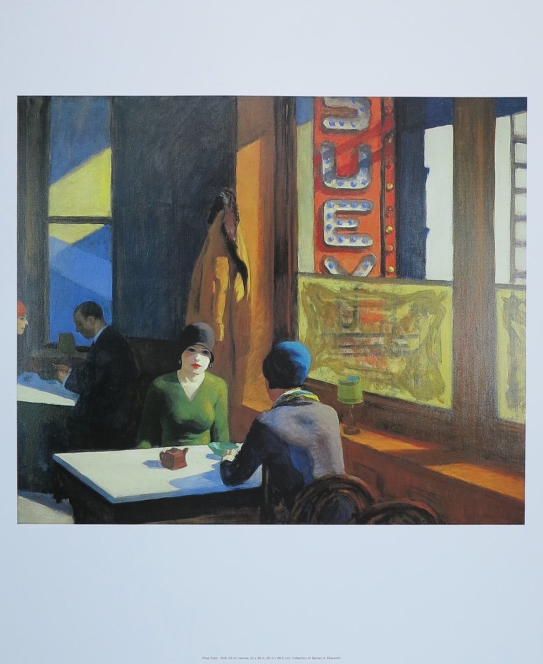 Edward Hopper Exhibition Poster Chop Suey Museum Artist - Etsy