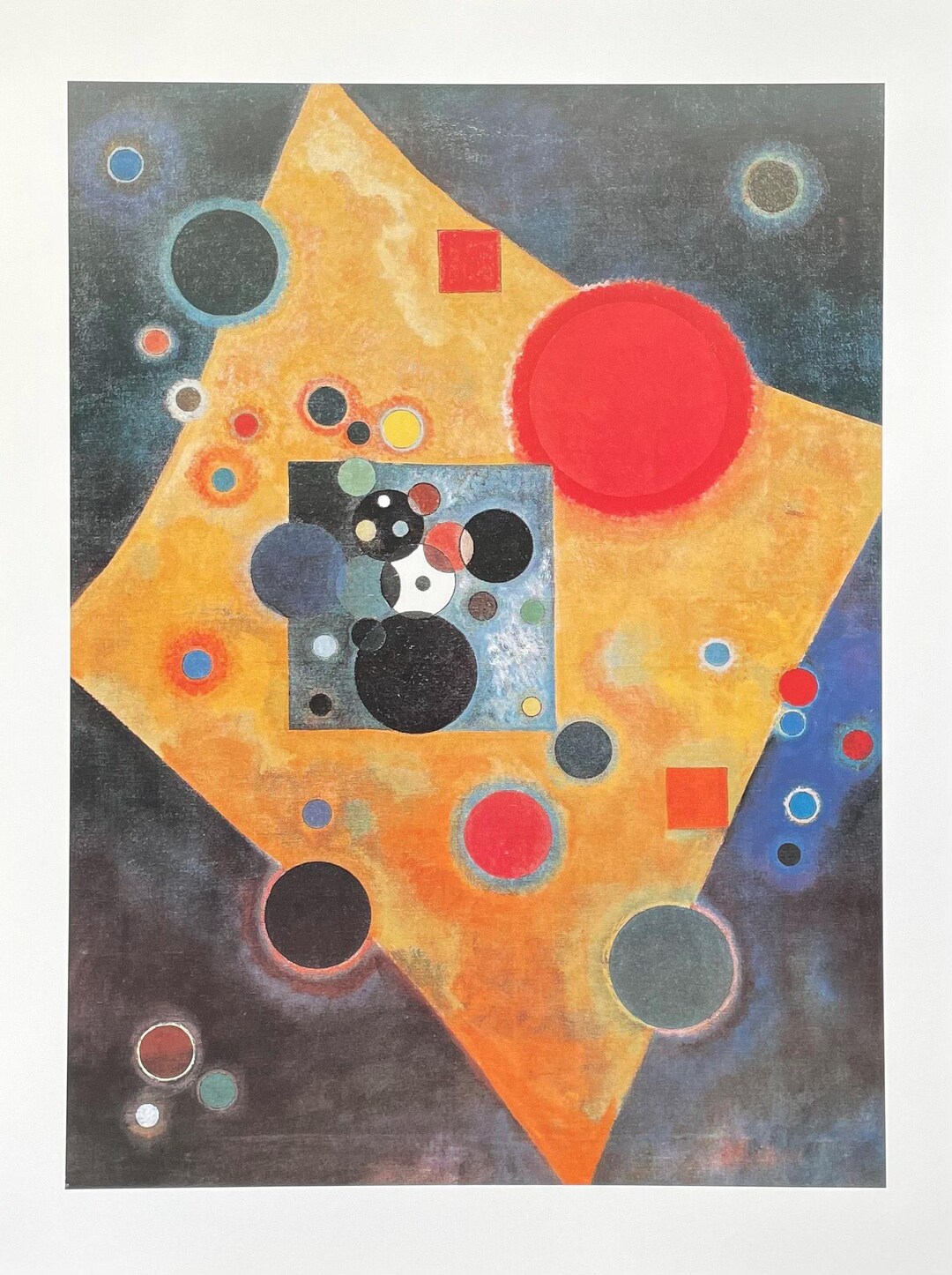 Kandinsky Exhibition Poster - Accent in Pink - Akzent in Rosa - Museum ...