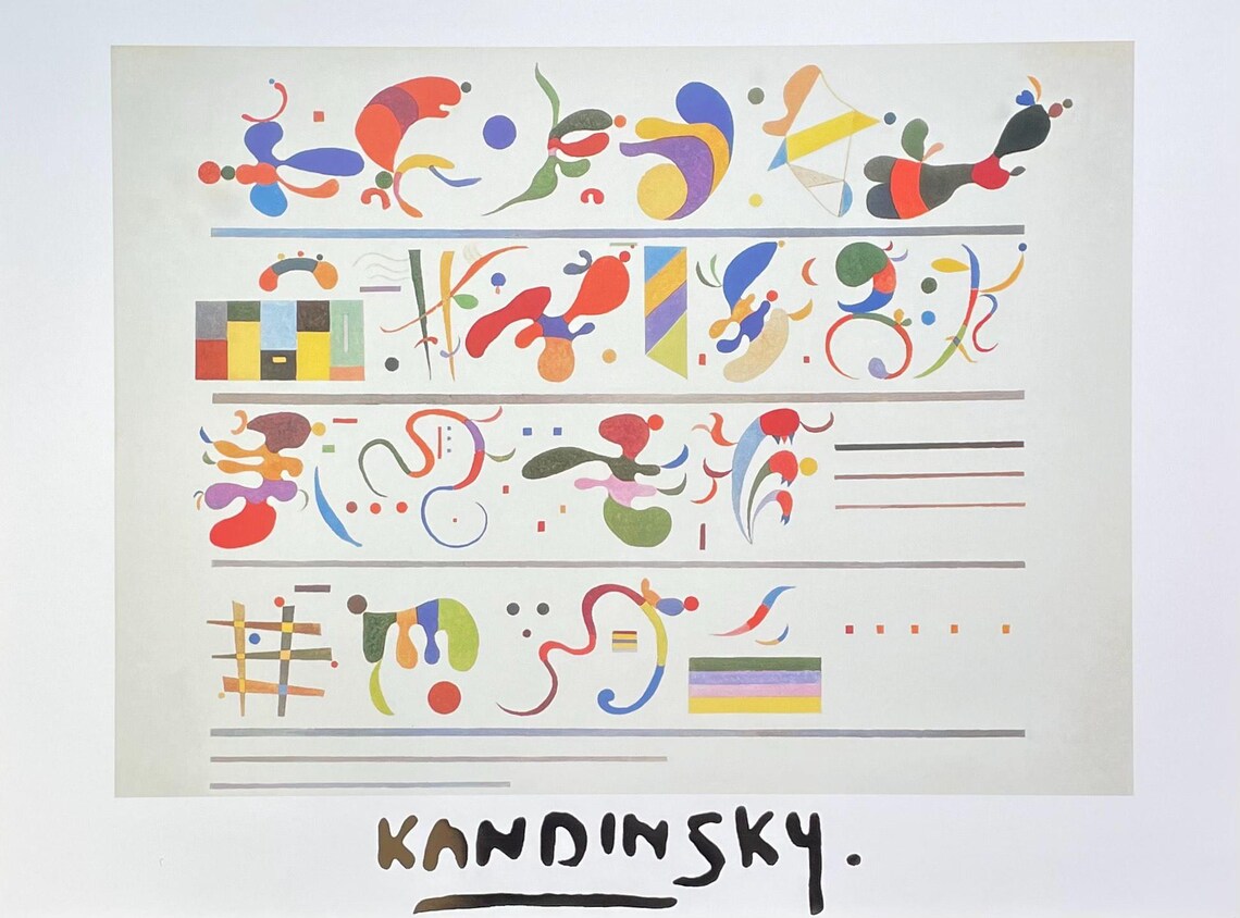 Kandinsky Exhibition Poster - Succession - Museum Artist - Art Print ...