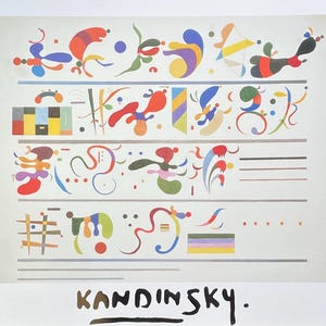 Kandinsky Exhibition Poster - Succession - Museum Artist - Art Print ...
