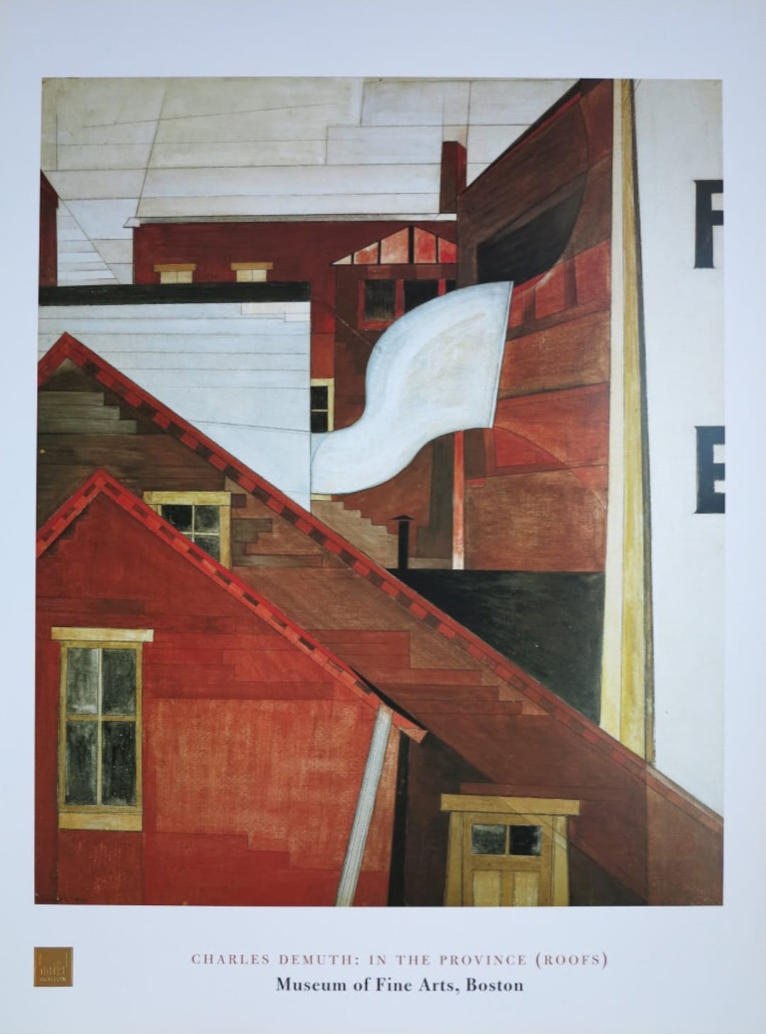 Charles Demuth Exhibition Poster in the Province Museum Print Offset ...