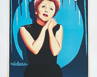 Edith Piaf French Singer Edith Piaf Print Edith Piaf Art - Etsy