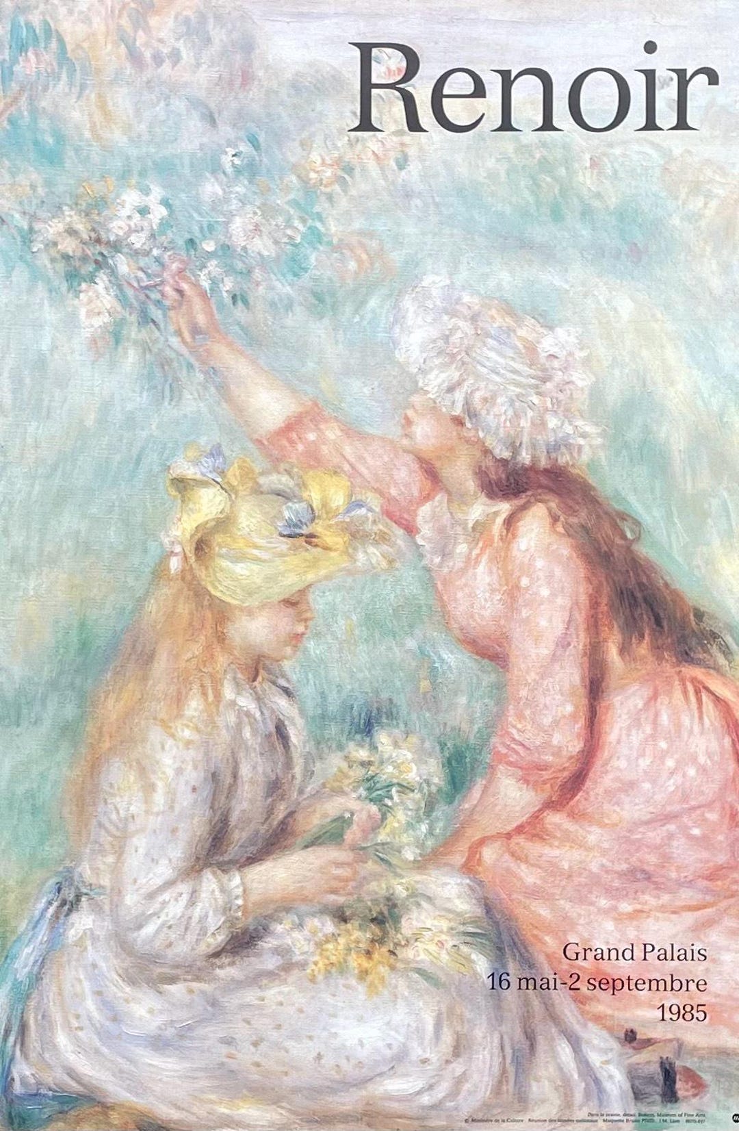 Pierre-auguste Renoir Exhibition Poster - Dans La Prairie - Grand ...