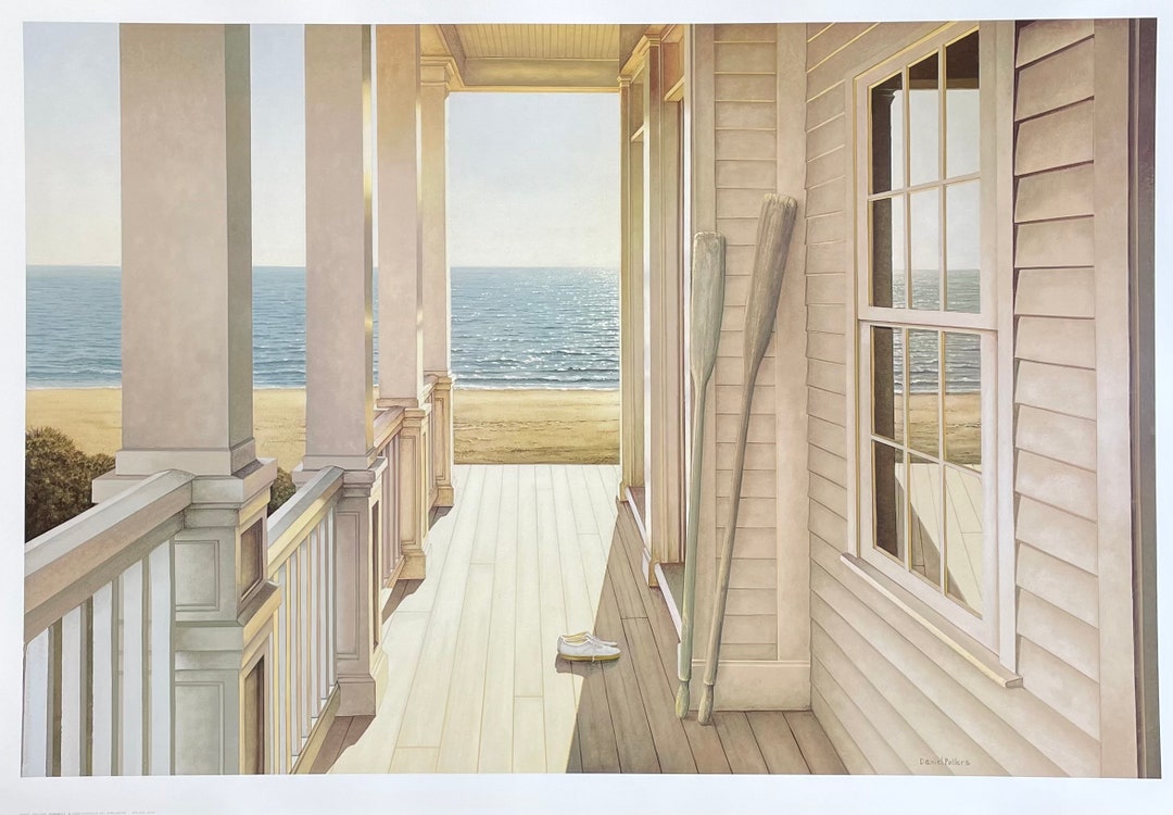 Daniel Pollera Exhibition Poster Serenity American Painter Decorative ...