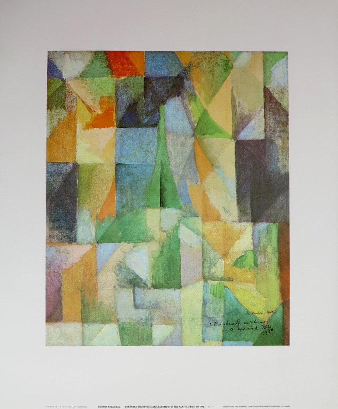 Robert Delaunay Exhibition Poster - Fenetres Ouvertes Simultanement ...
