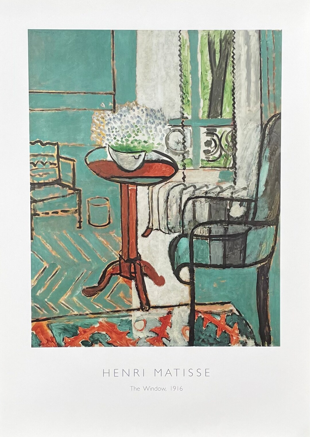 Henri Matisse Exhibition Poster - the Window - Still Life - Table ...