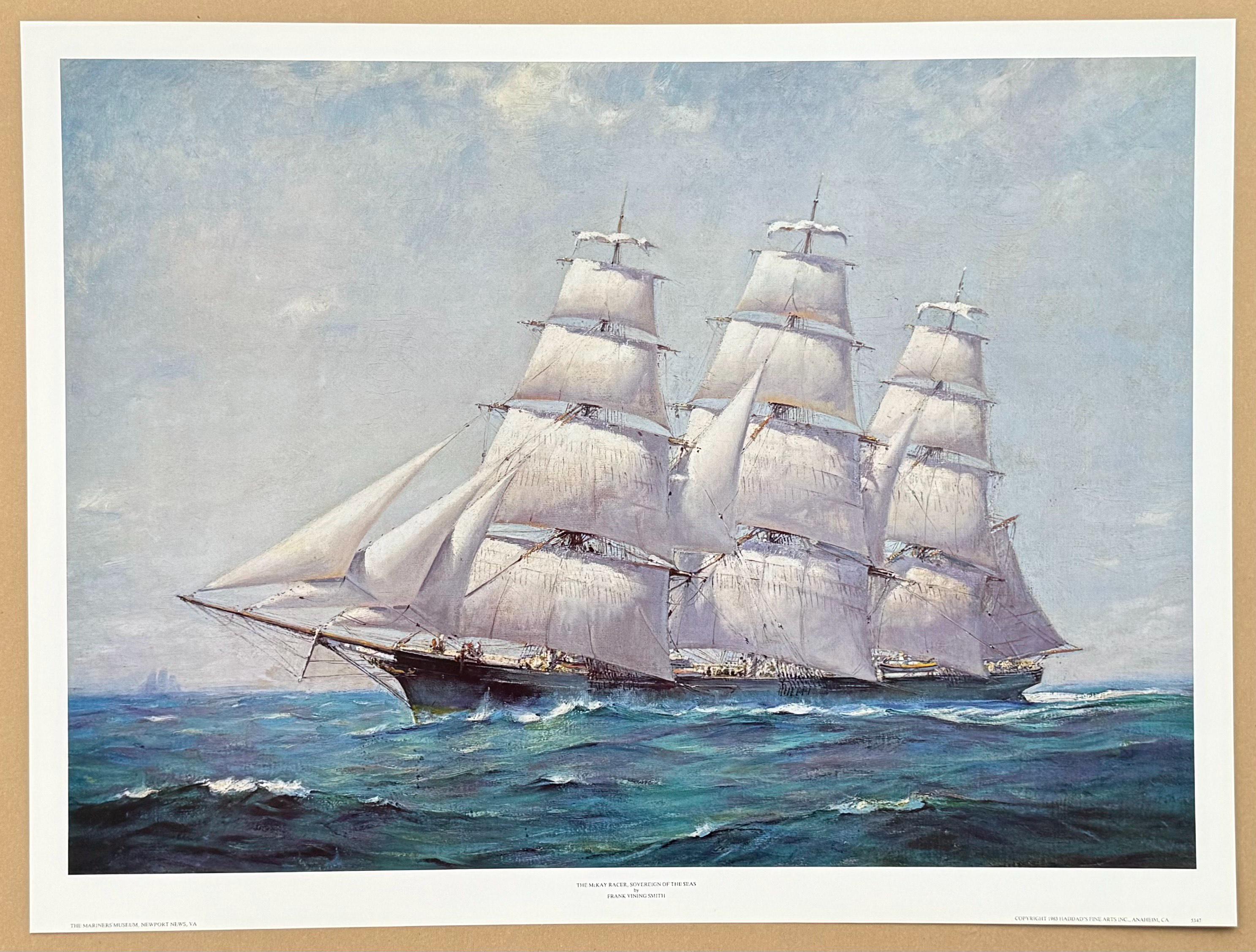 Frank Vining Smith Exhibition Poster - the Mckay Racer, Sovereign of ...