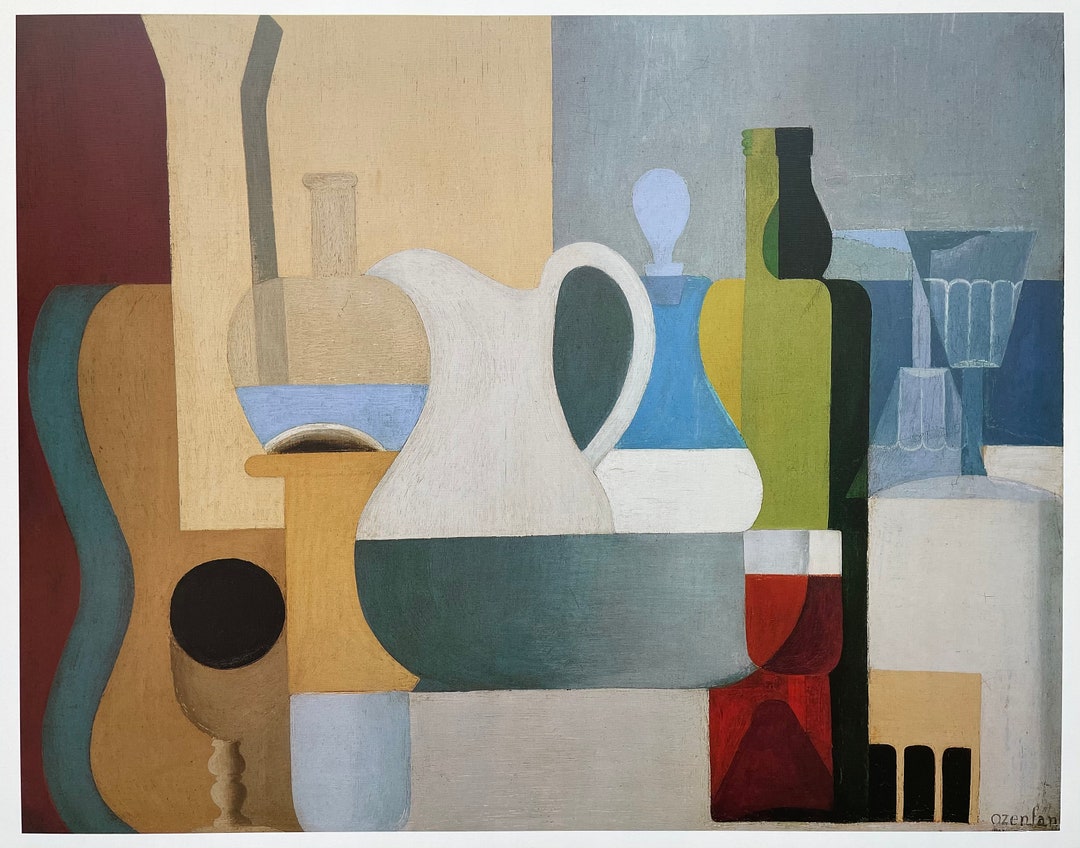 Amédée Ozenfant Exhibition Poster - Still Life - French Painter ...