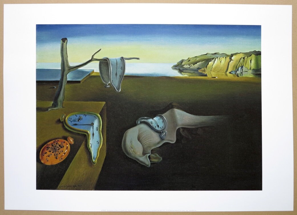 Salvador Dali Poster the Persistence of Memory Museum | Etsy