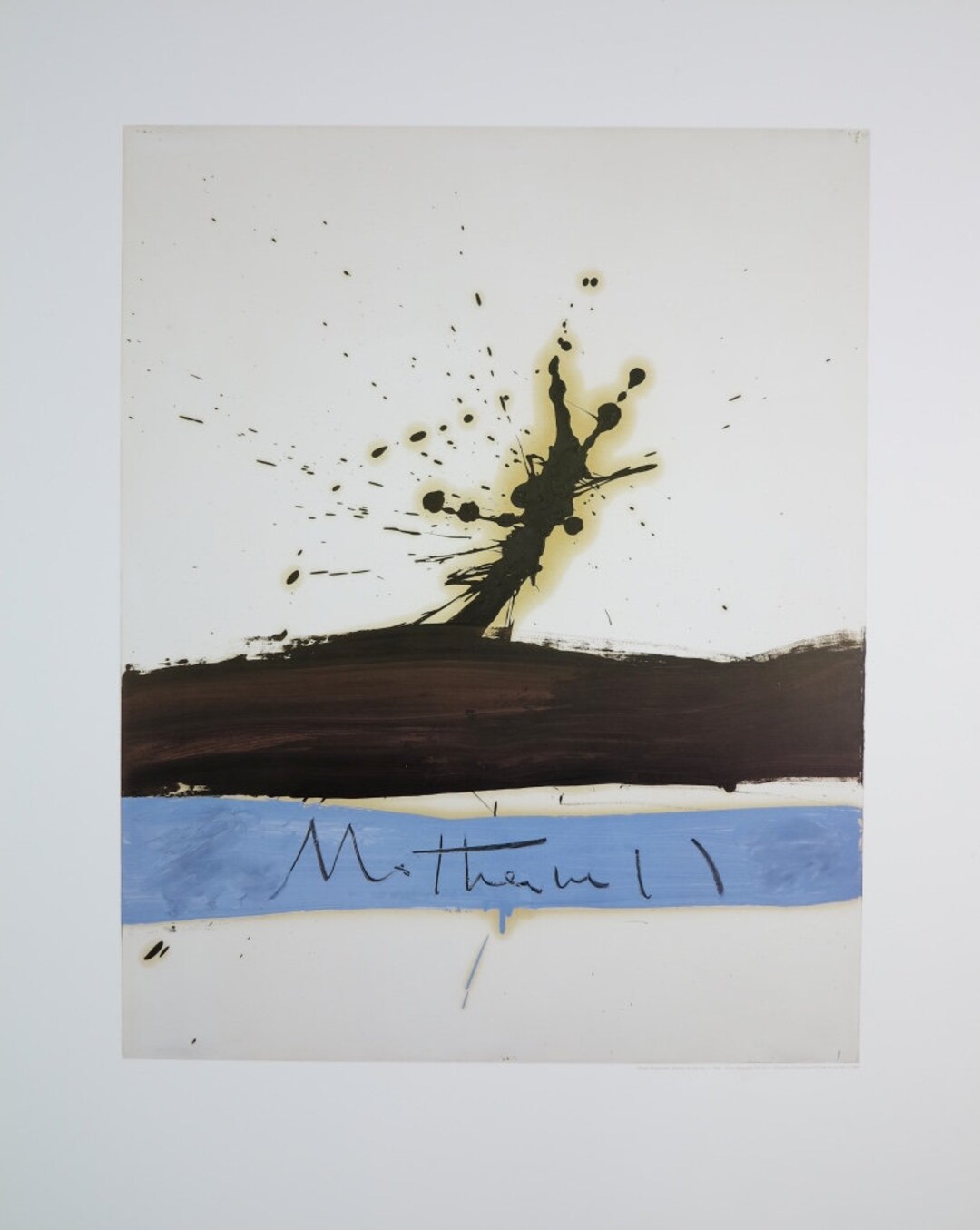 Robert Motherwell Exhibition Poster Beside the Sea No. 1 Museum Artist ...