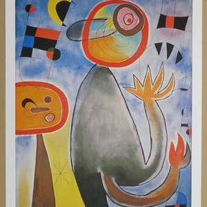 Joan Miro Exhibition Poster - Animal Composition - Museum Artist - Art ...