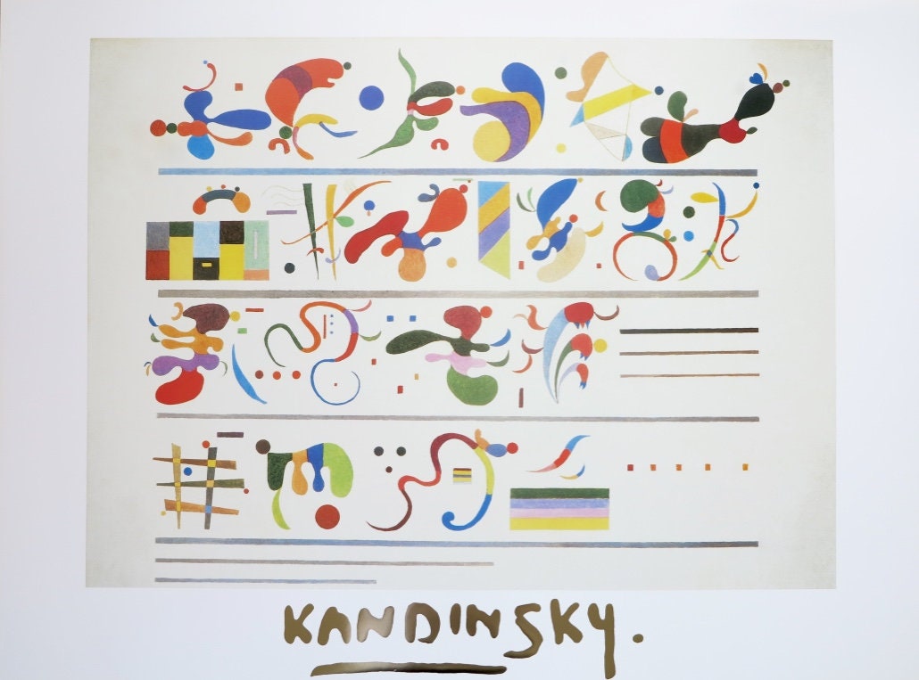 Kandinsky Exhibition Poster Succession Museum Artist Art - Etsy