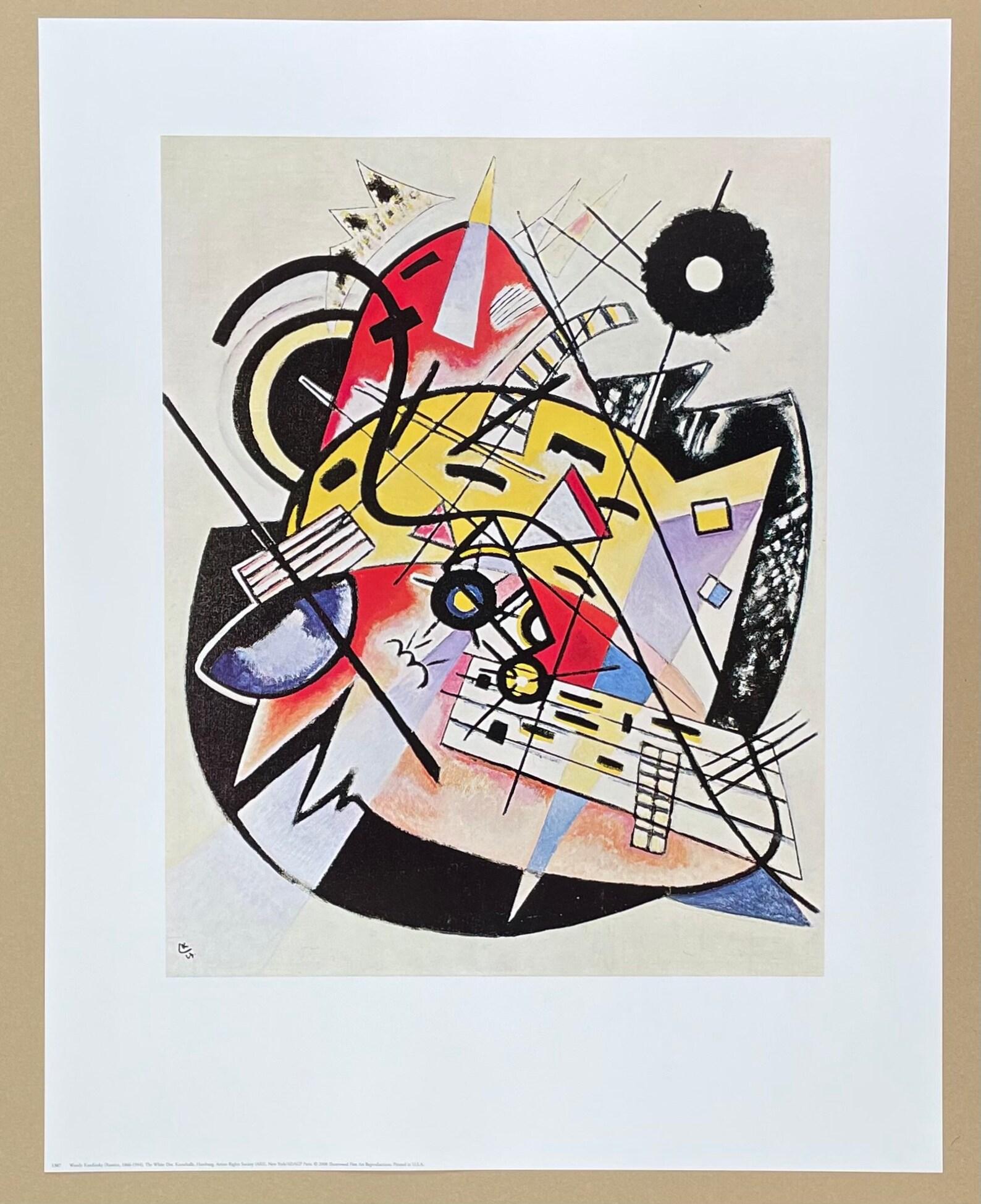 Vassily Kandinsky Exhibition Poster the White Dot Museum - Etsy