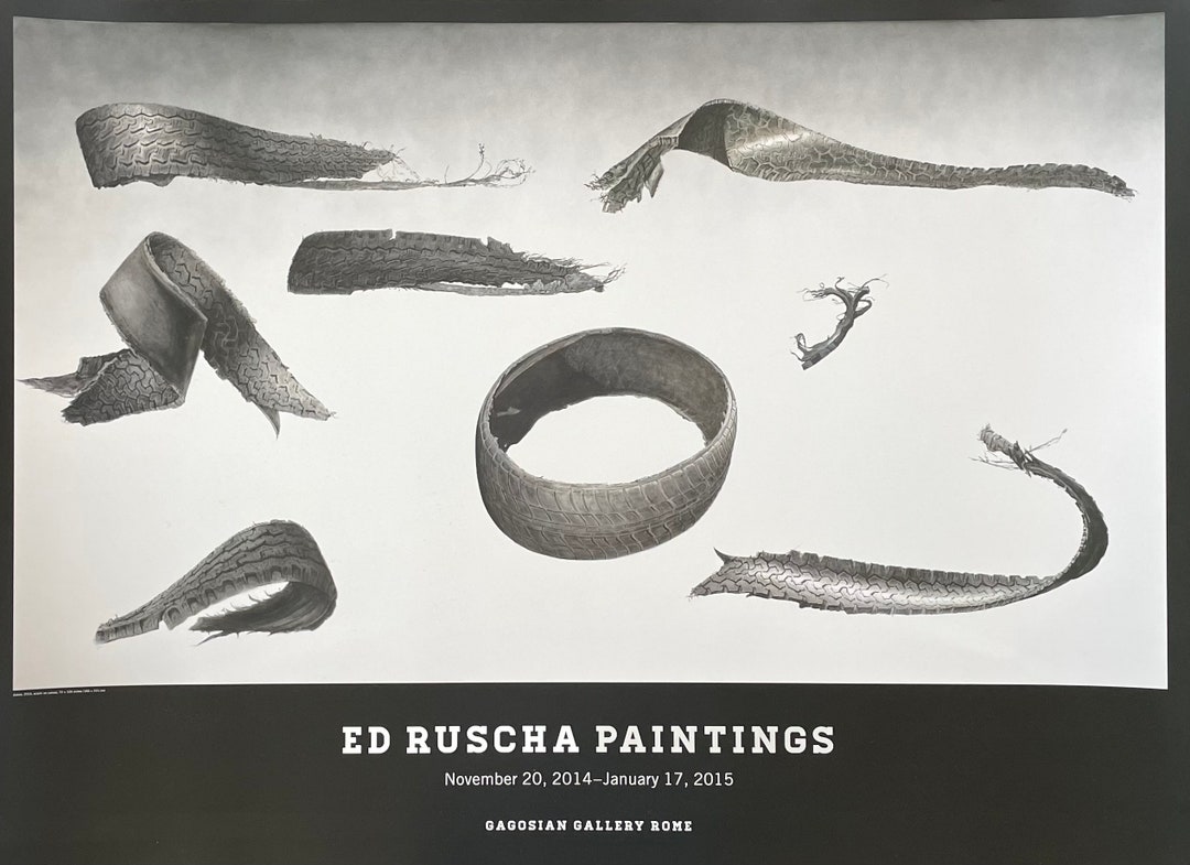 Ed Ruscha Exhibition Poster Paintings Gators Museum Artist Art Print - Etsy