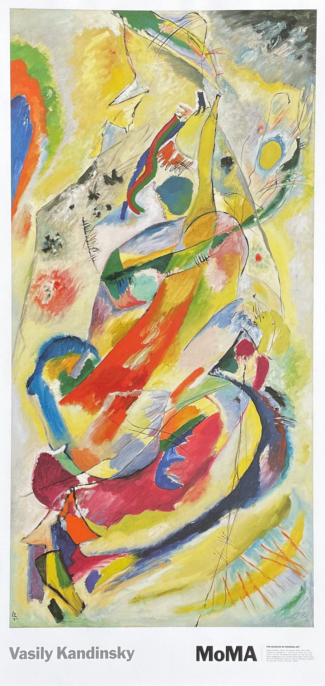 Vasily Kandinsky Exhibition Poster - Panel for Edwin R. Campbell ...
