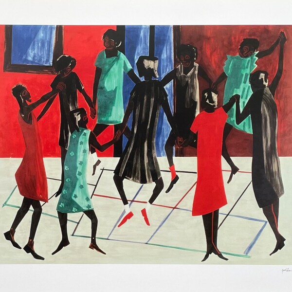 Jacob Lawrence Print - Etsy