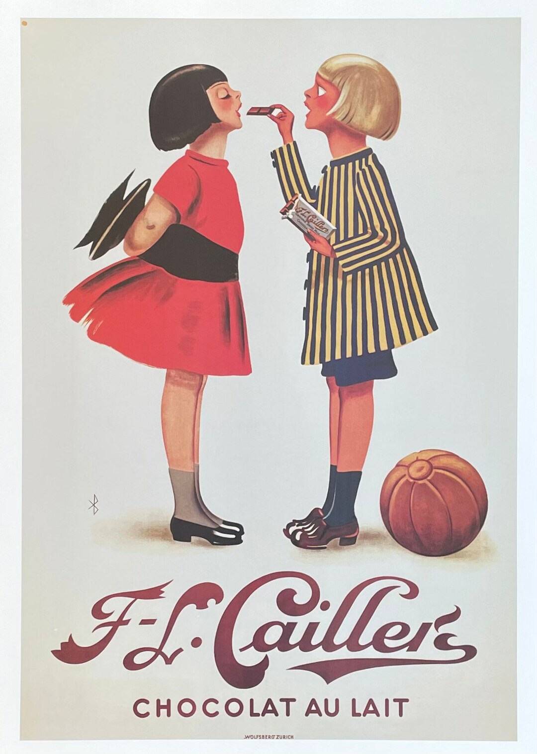 Cailler Chocolate Exhibition Poster - Bar - Restaurant - Chocolate ...
