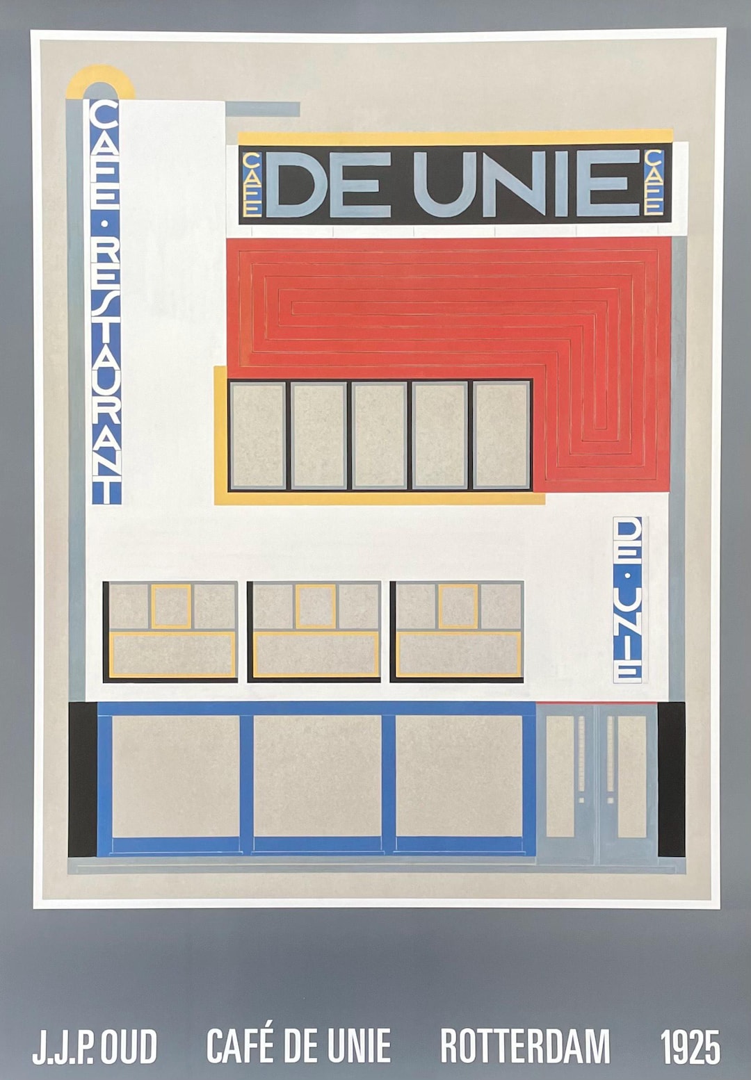 JJP Oud Exhibition Poster - Cafe De Unie - Rotterdam - Dutch Art ...