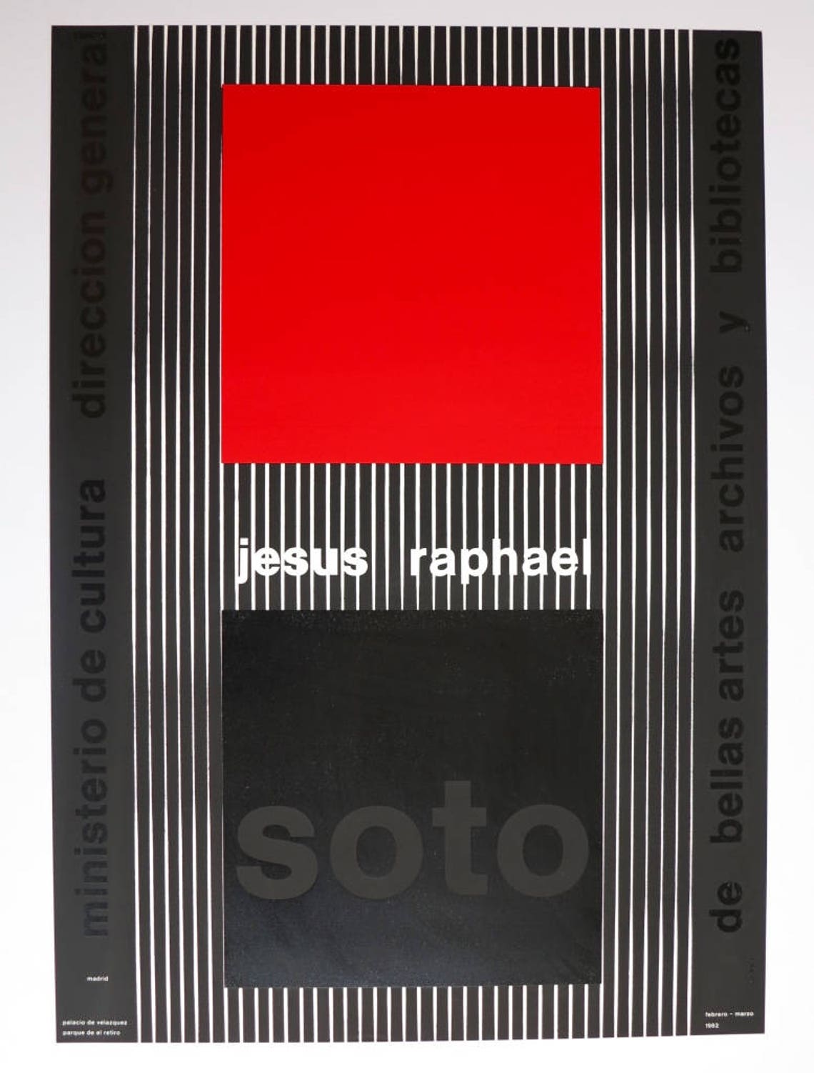 Jesus Raphael Soto Exhibition Poster Museum Print Color | Etsy